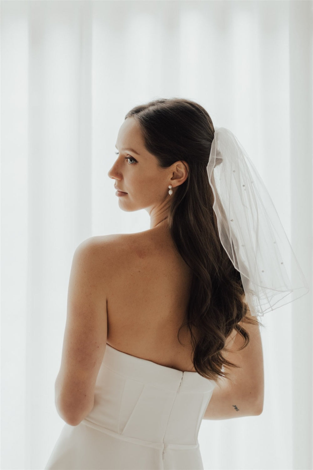 Beyond Mini Dress By Watters | Modern Second Look Bridal Mini Dresses ...