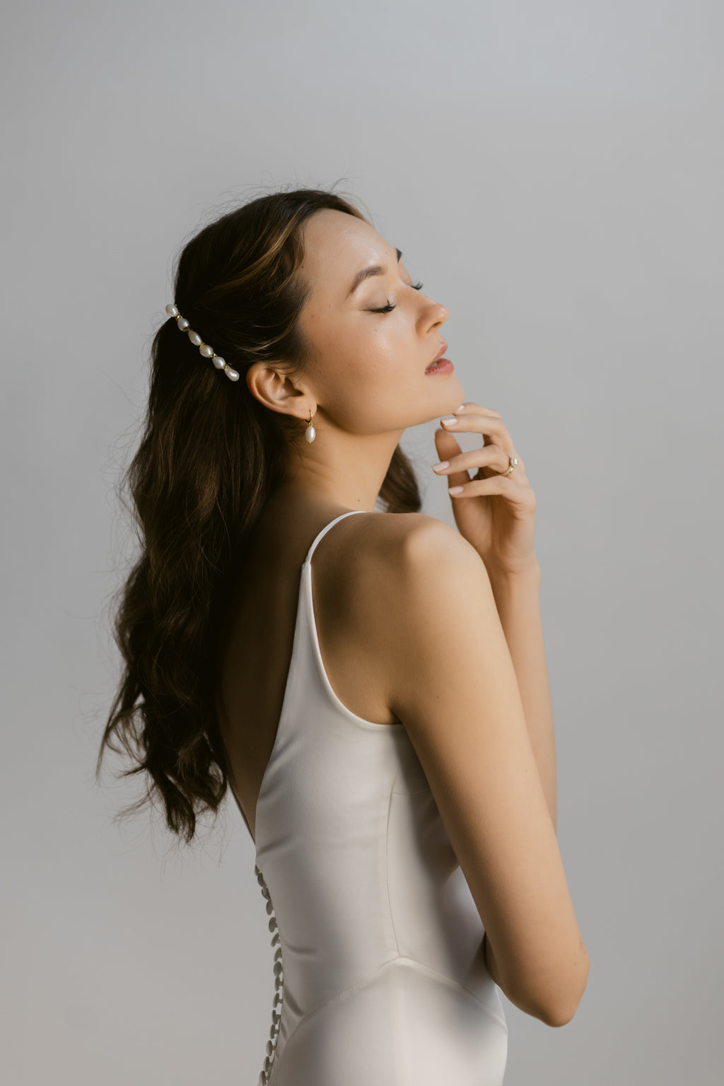 Pearl Bridal Barrett | Rituals Ceremonials Pearl Bridal Hair Pieces ...