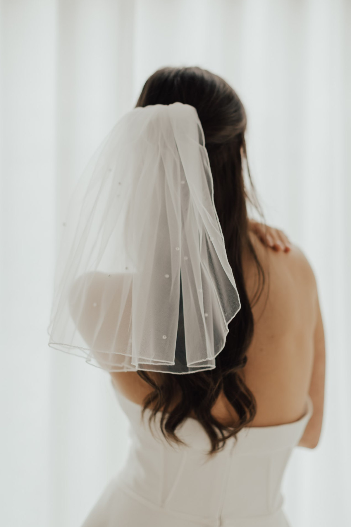 Mini Pearl Wedding Veil | Rituals Ceremonials Modern Pearl Wedding ...